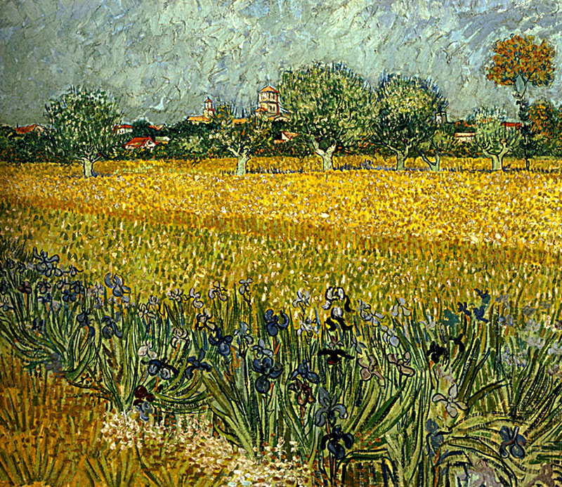 Vincent Van Gogh - Field with flowers near Arles - Ünlü Ressamların ...