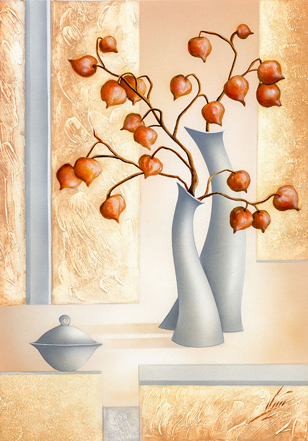 Gonca Çiçeği - Çiçek Tabloları